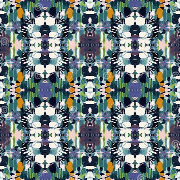 Modern Patchwork Grid Pattern with Fabric Effect Design. Seamless ...