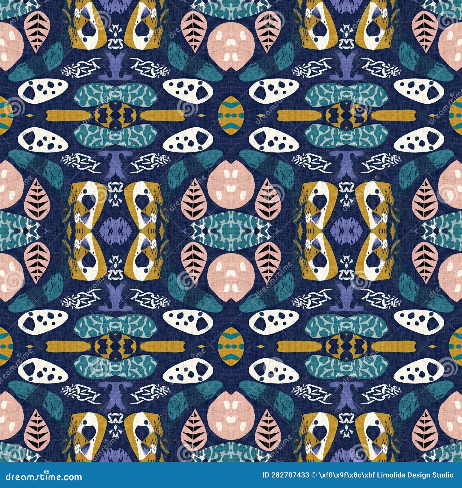 Modern Patchwork Grid Pattern with Fabric Effect Design. Seamless ...