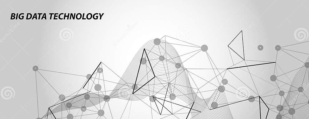 Modern Pattern. Abstract Modern Print. Communication Network. Graphic ...