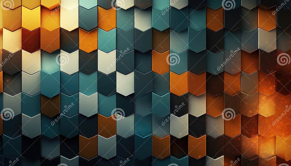 Modern Pattern Geometric, Techie Hexagonal Based Texture Stock ...
