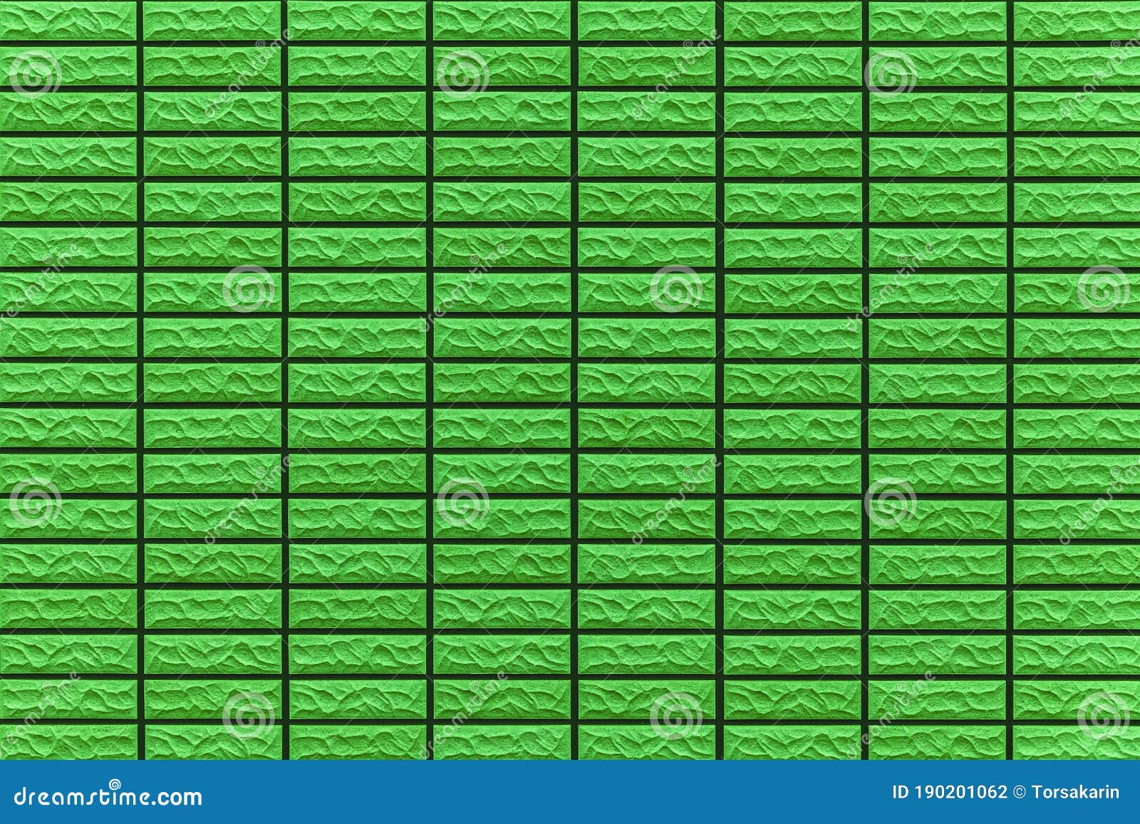 Modern Pattern of Green Stone Block Wall Tile Texture Stock Photo ...
