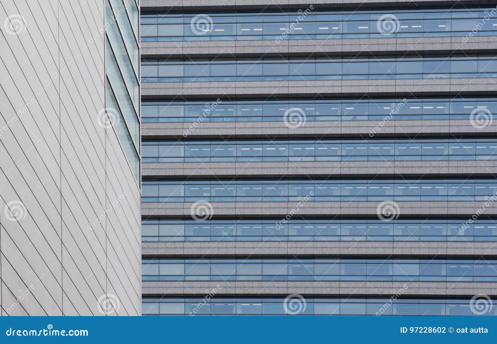 Modern Pattern of High Rise Building for Background Stock Photo - Image ...