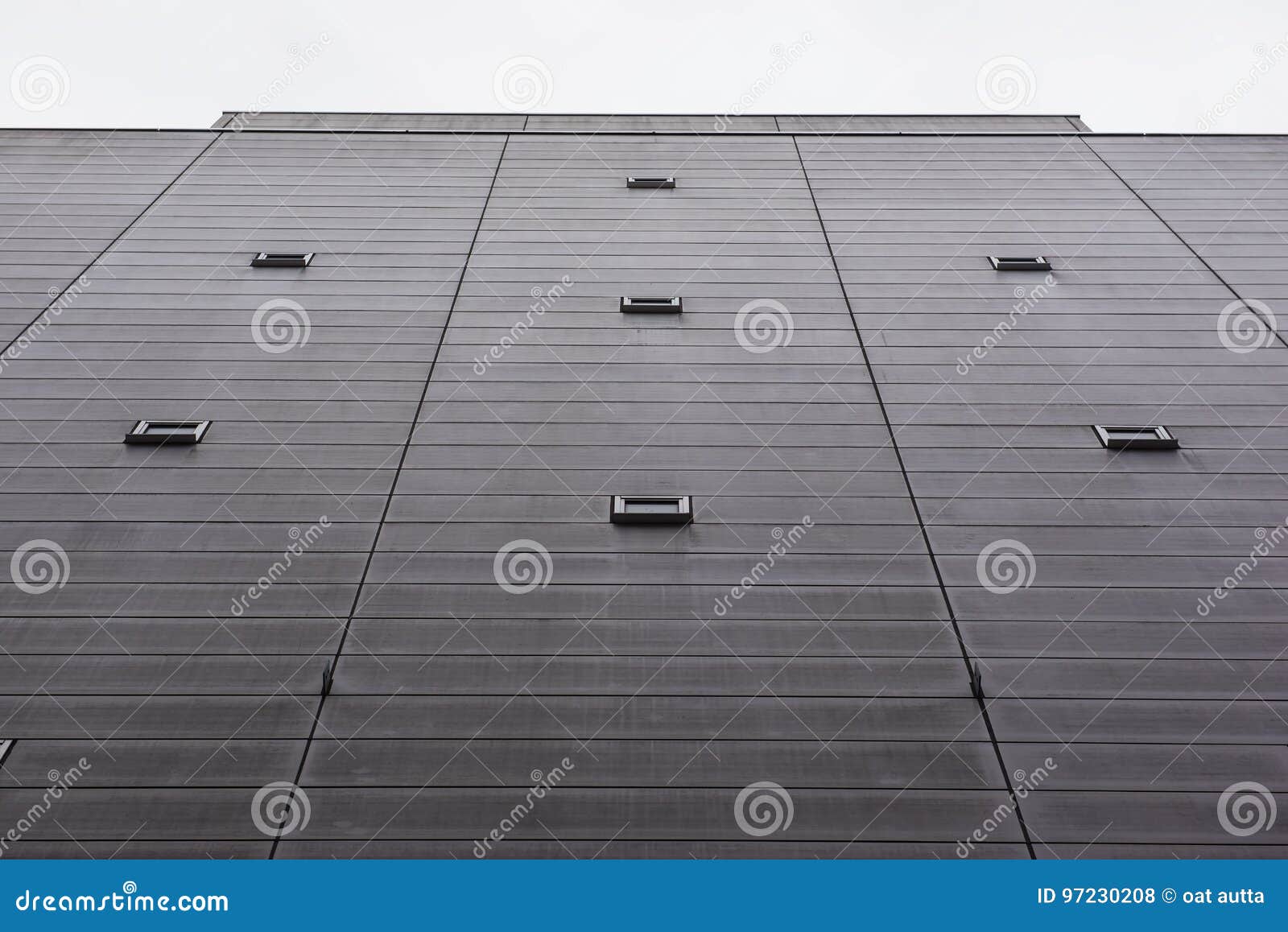 Modern Pattern of High Rise Building and Sky Background Stock Photo ...
