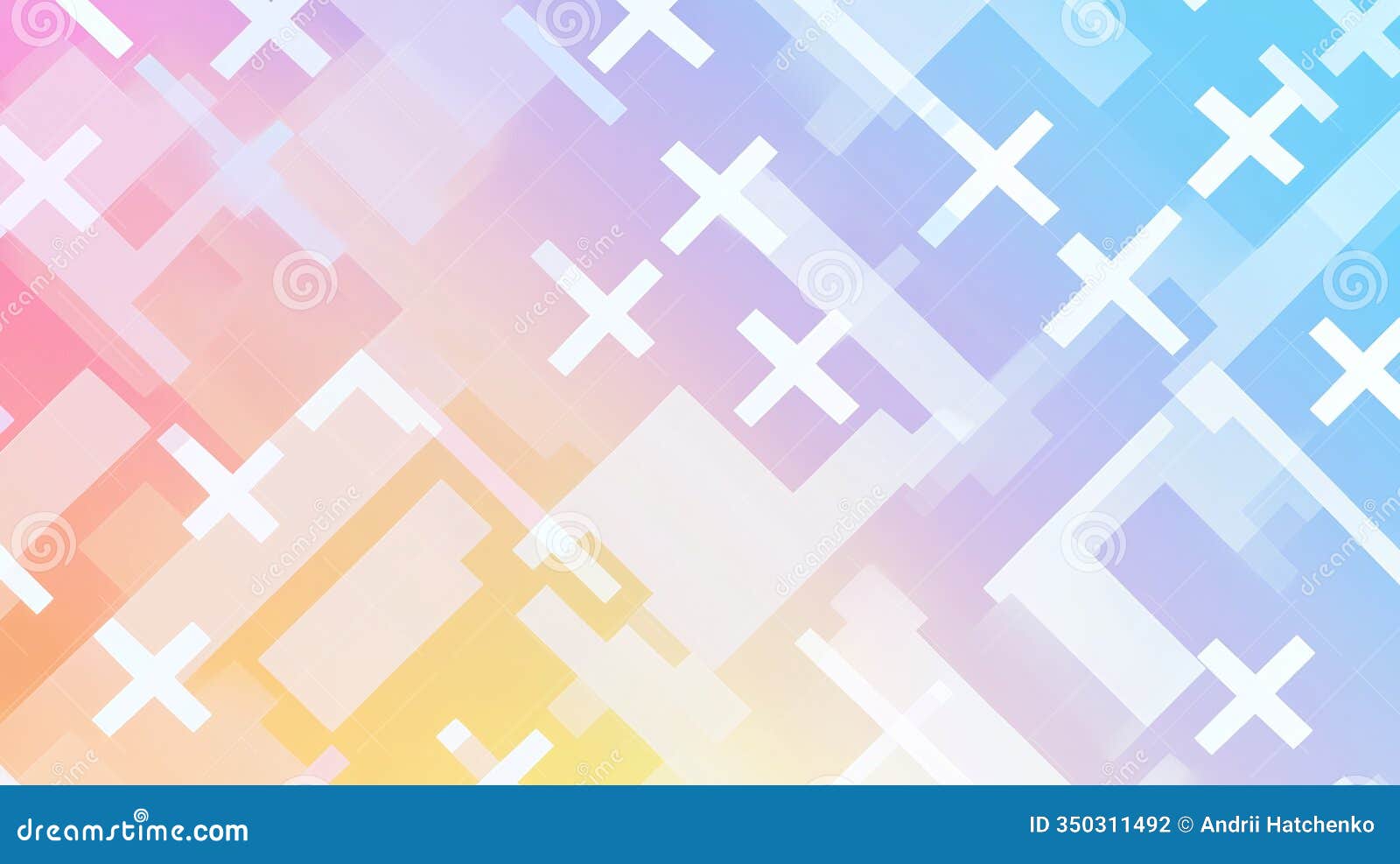 Modern Pattern Inspired by Medical Cross Symbols with Gradient Effects ...