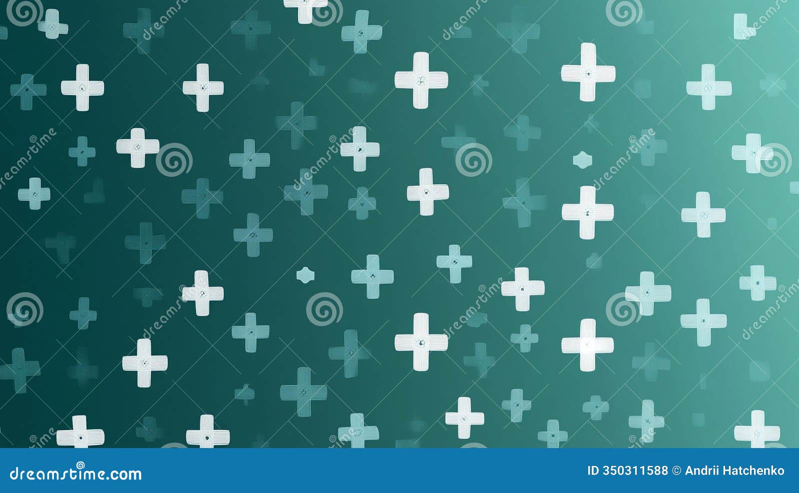 Modern Pattern Inspired by Medical Cross Symbols with Gradient Effects ...