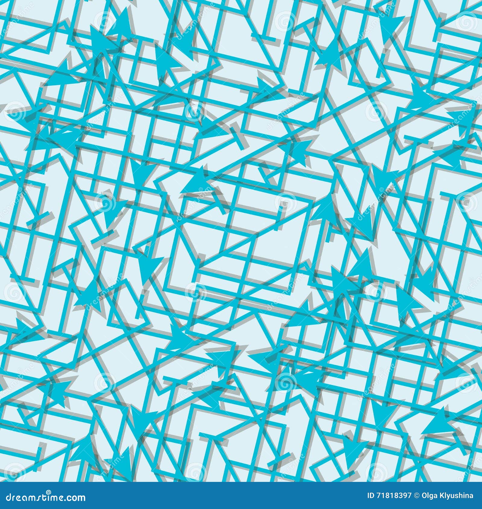 Modern Pattern Seamless Vector Background. Plain Colors - Easy To ...