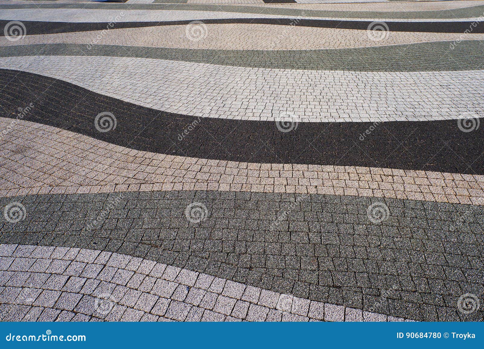 Modern pavement. stock photo. Image of paving, curve - 90684780