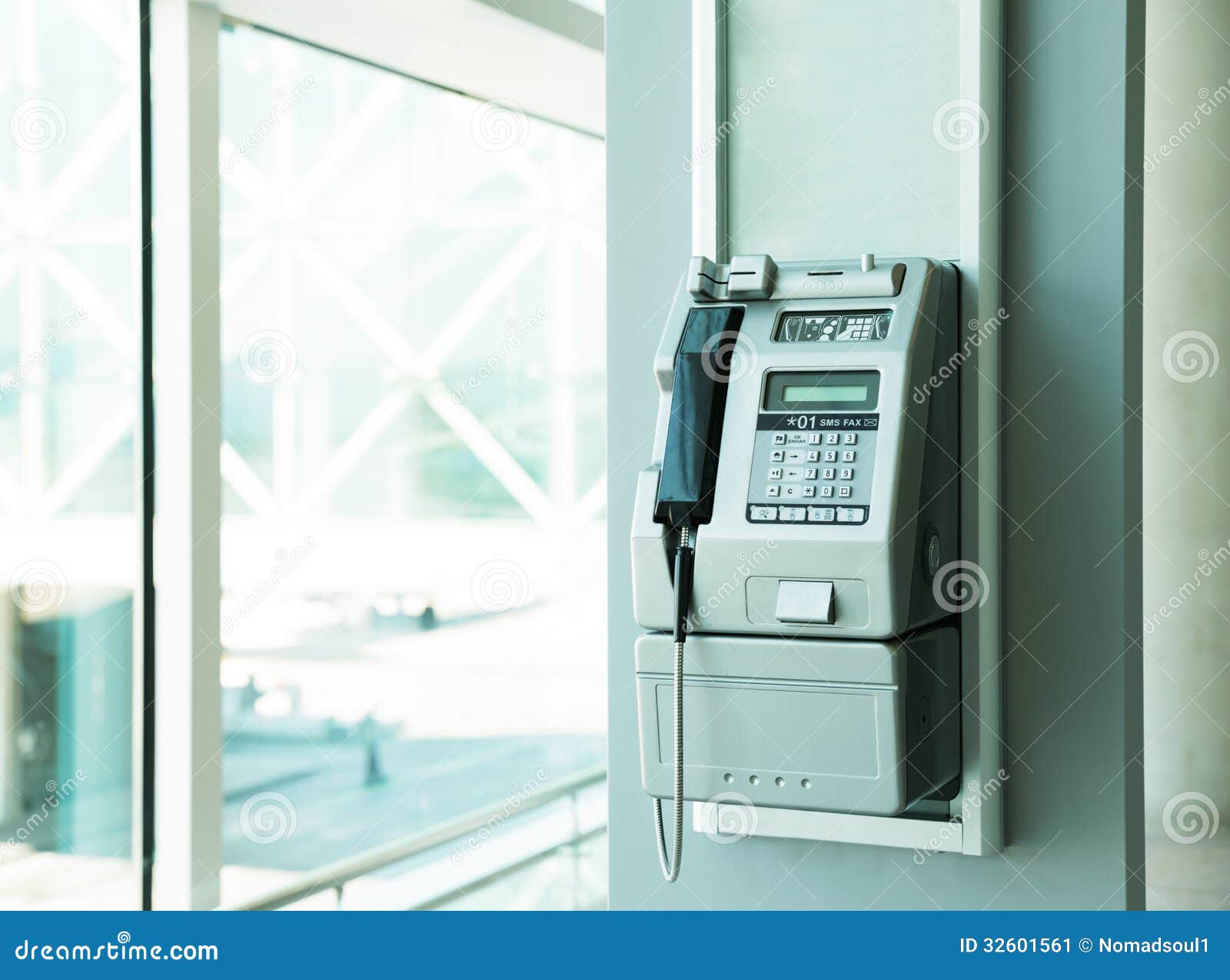 Modern payphone stock image. Image of technology, number - 32601561