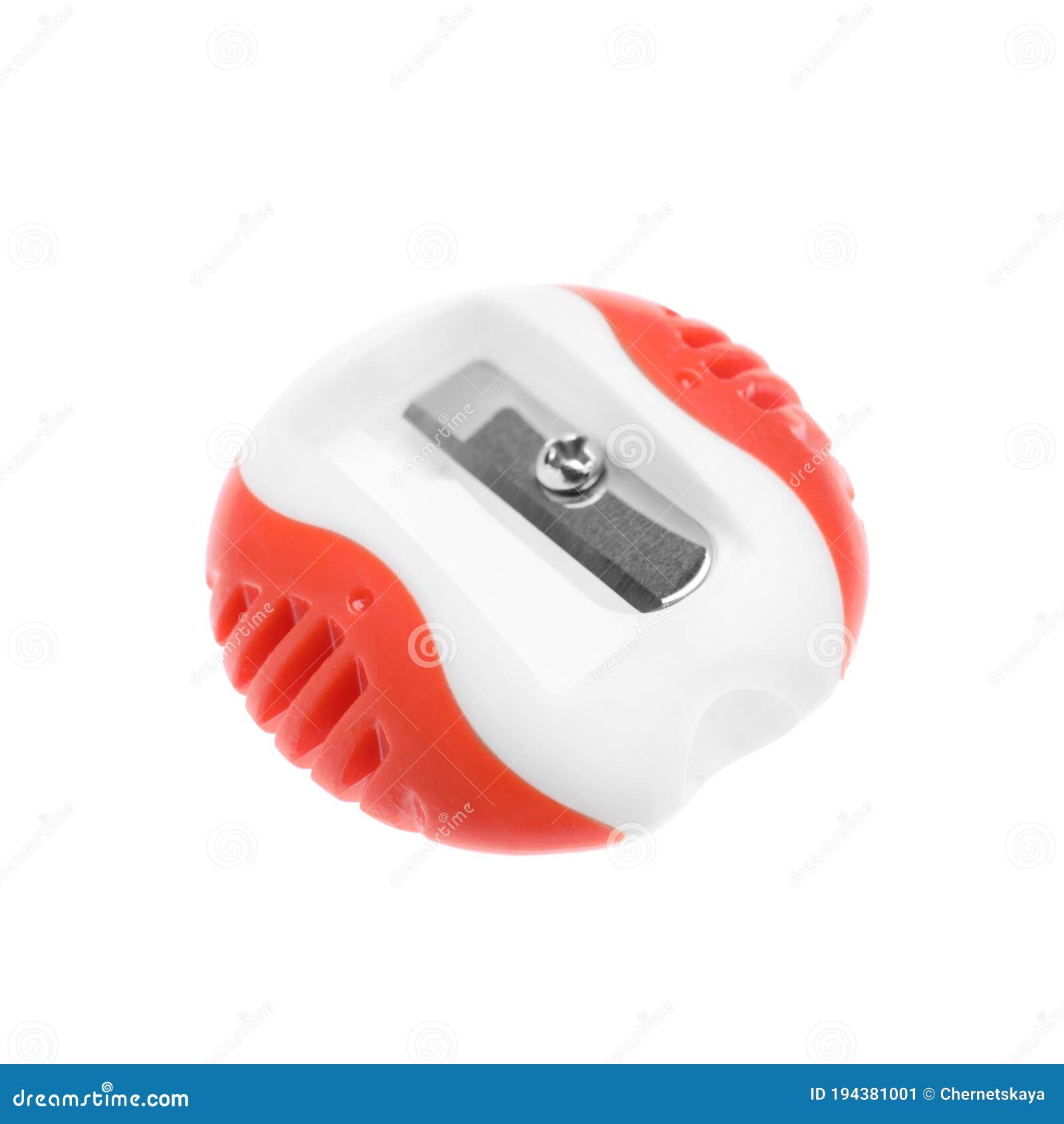 Modern Pencil Sharpener Isolated. School Stationery Stock Image - Image ...