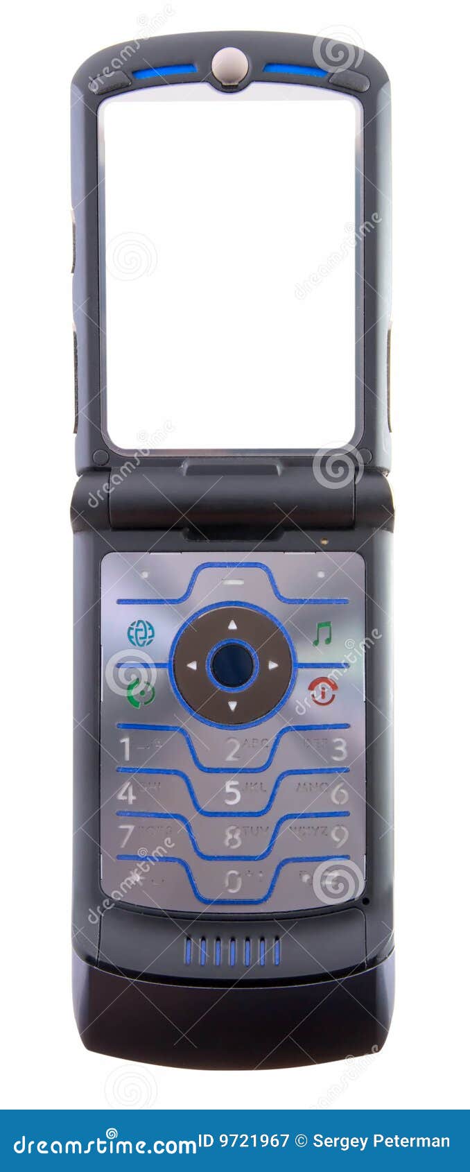 Modern Clamshell Phone Royalty-Free Stock Photo | CartoonDealer.com ...