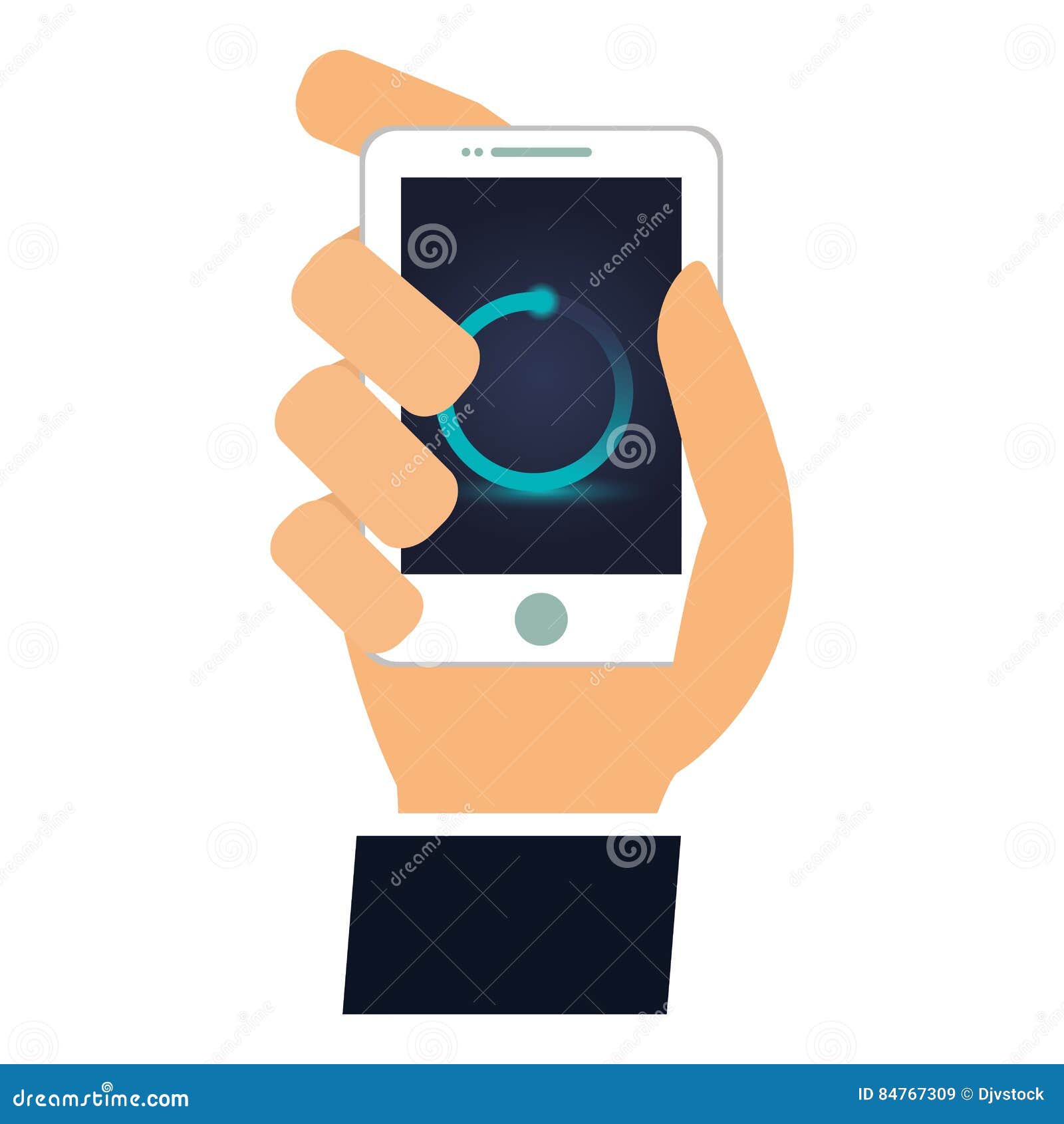 Modern phone icon image stock illustration. Illustration of electronic ...