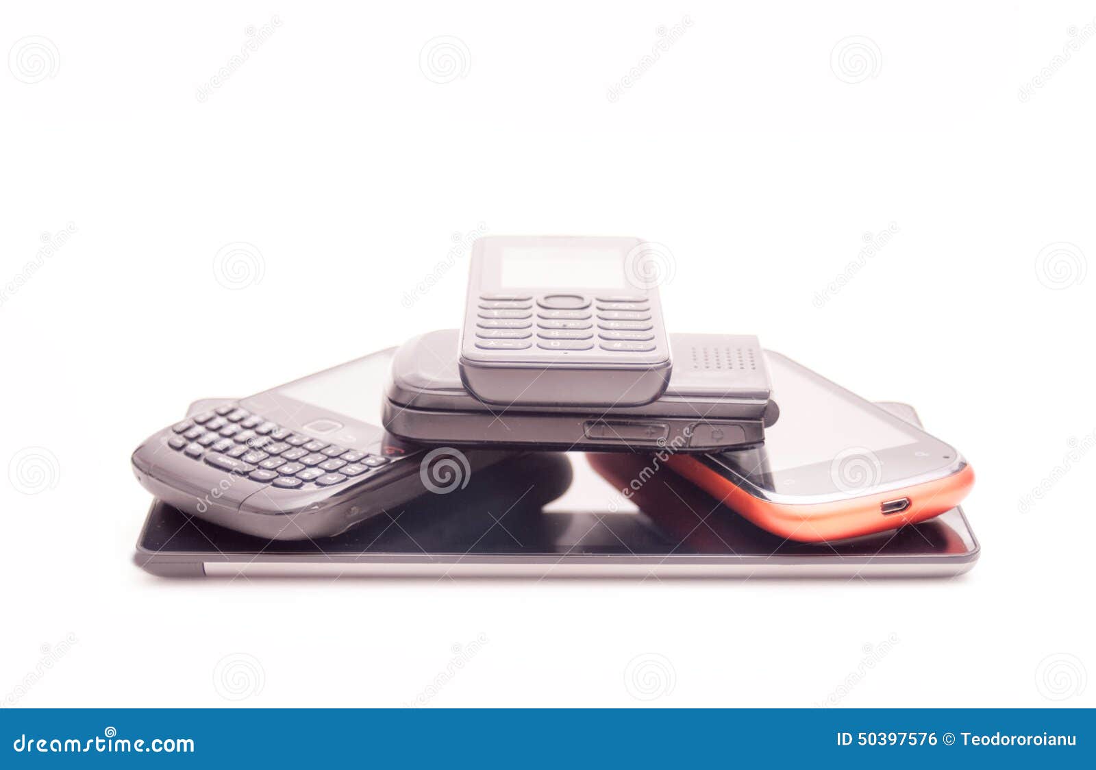 Modern phone pyramid stock photo. Image of easy, lines - 50397576