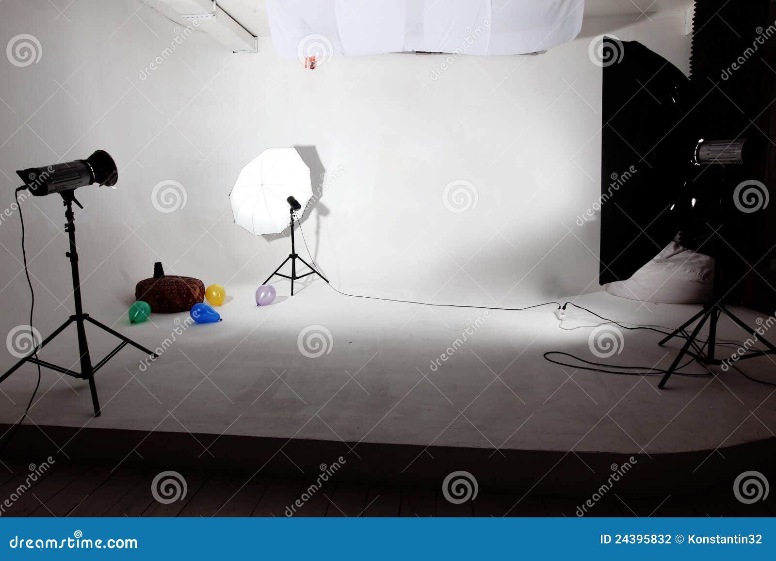 Modern photo studio stock photo. Image of softbox, photographing - 24395832