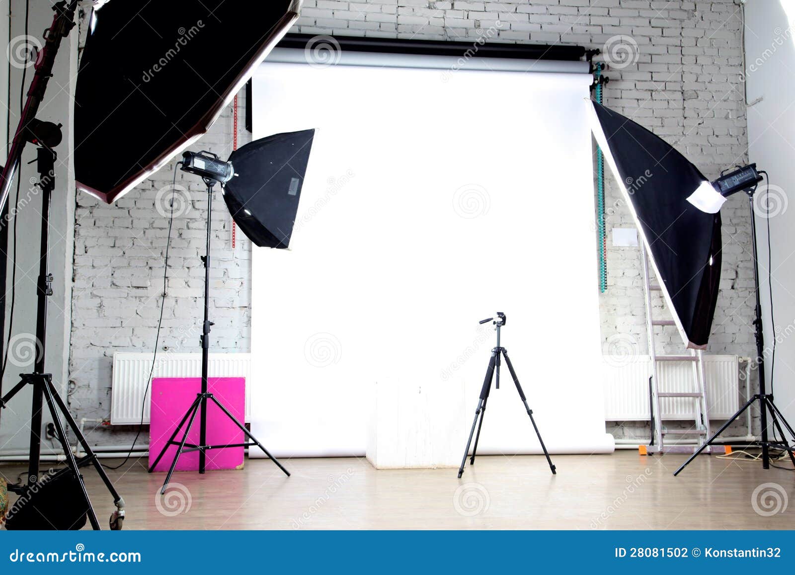 Modern photo studio stock photo. Image of professional - 28081502