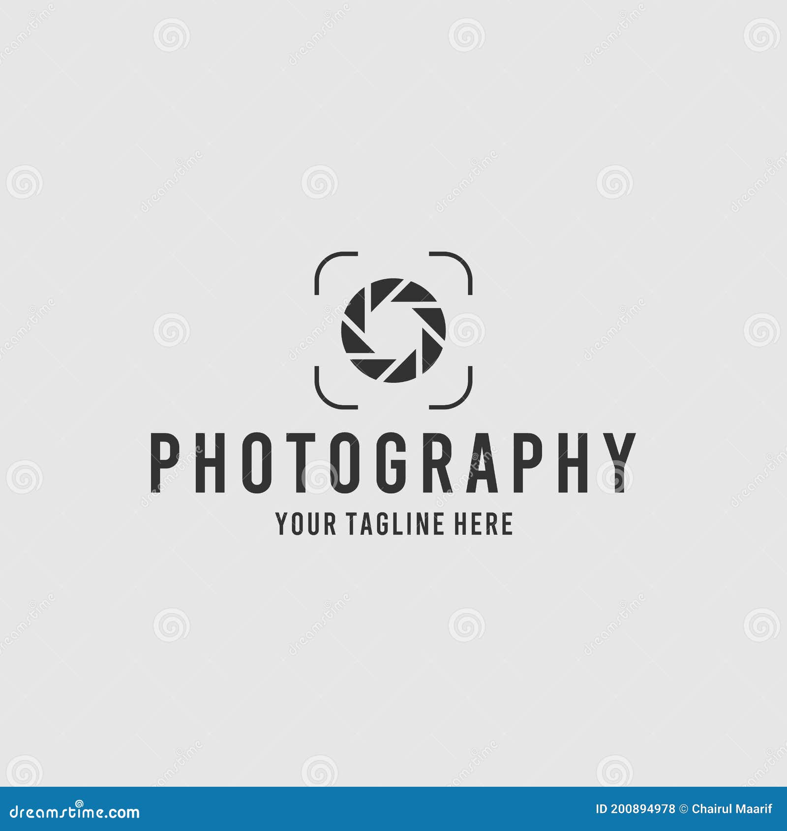Modern Photography Logo Design Template Stock Illustration ...