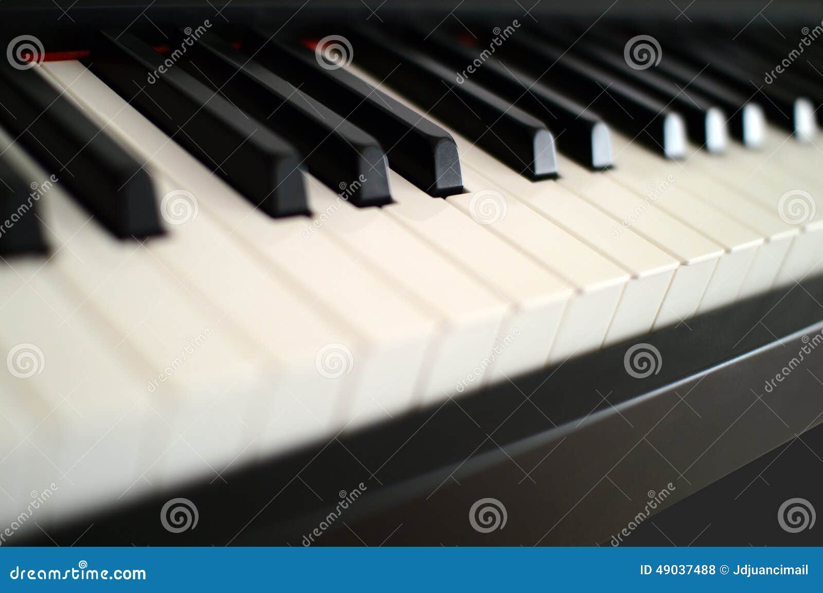 Modern piano keyboard stock photo. Image of instrument - 49037488