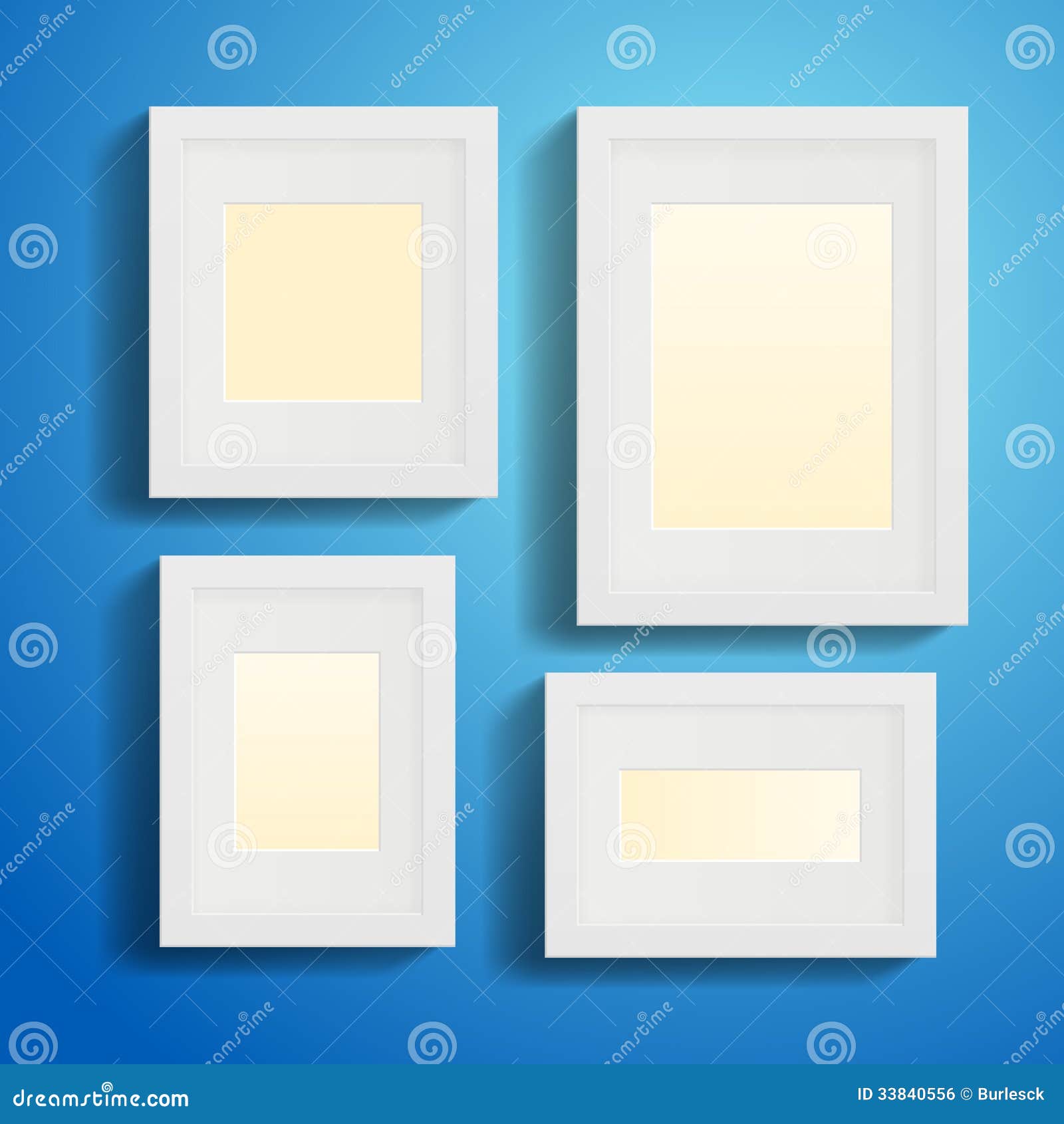 Modern Picture Frames stock vector. Illustration of wall - 33840556