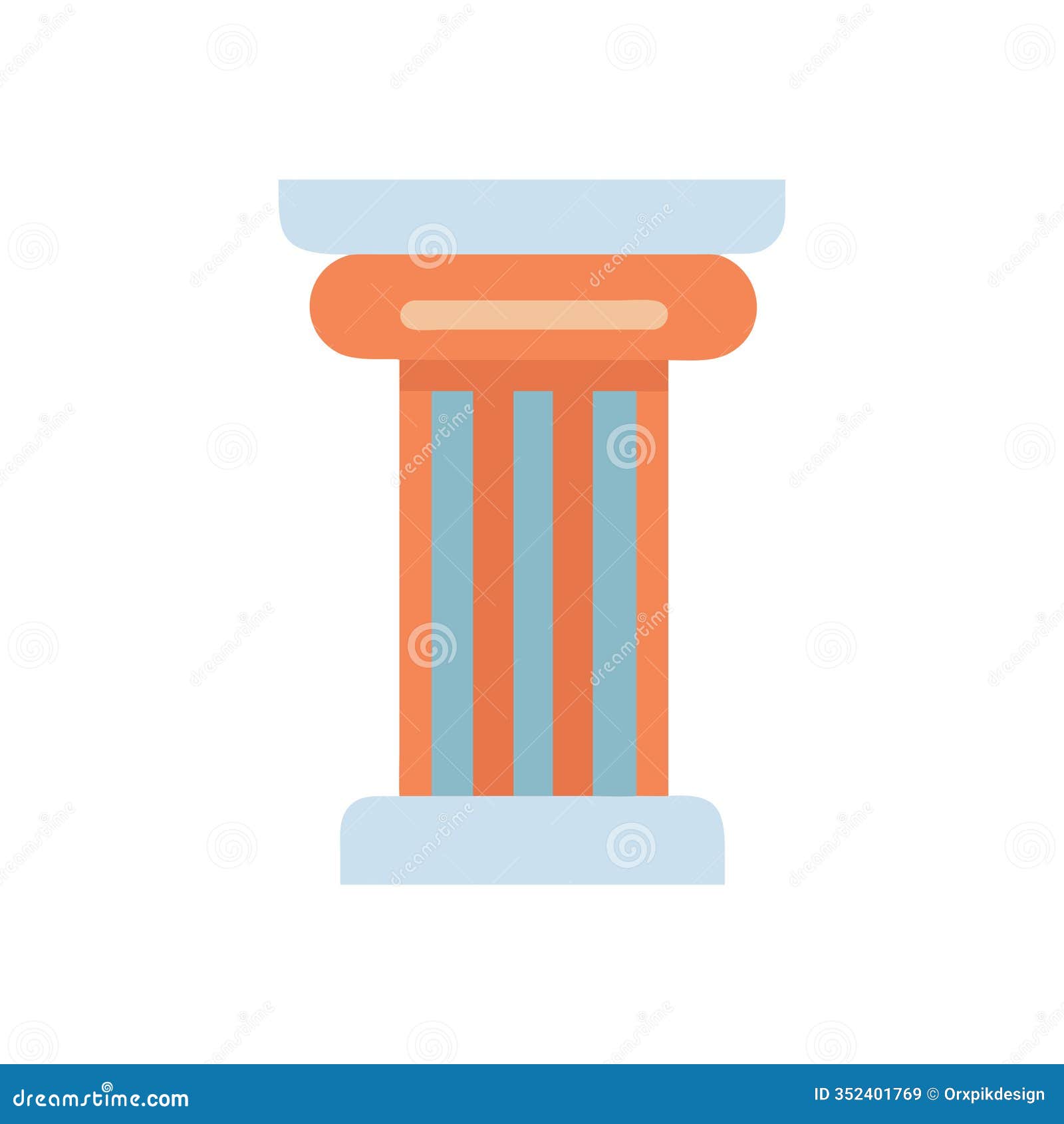 Modern Pillar Icon Artwork stock illustration. Illustration of ...