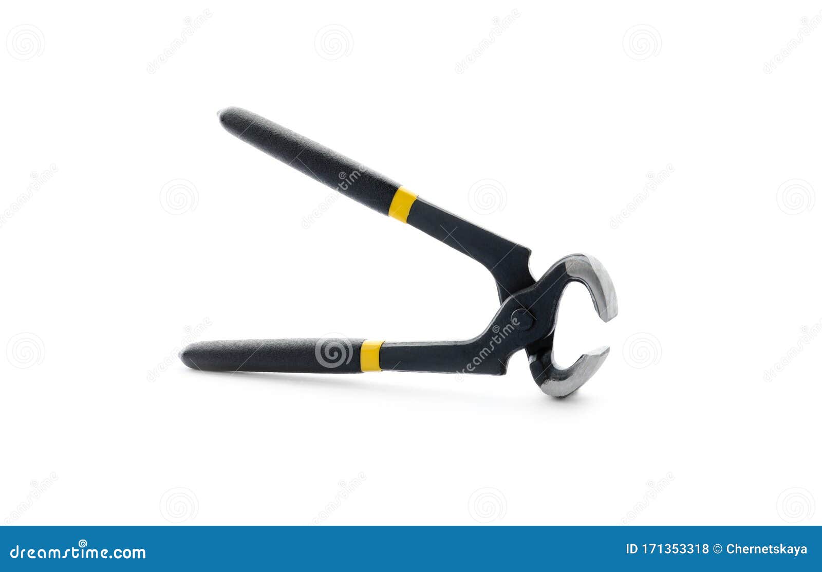 Modern Pincers Isolated. Carpenter`s Tool Stock Photo - Image of ...