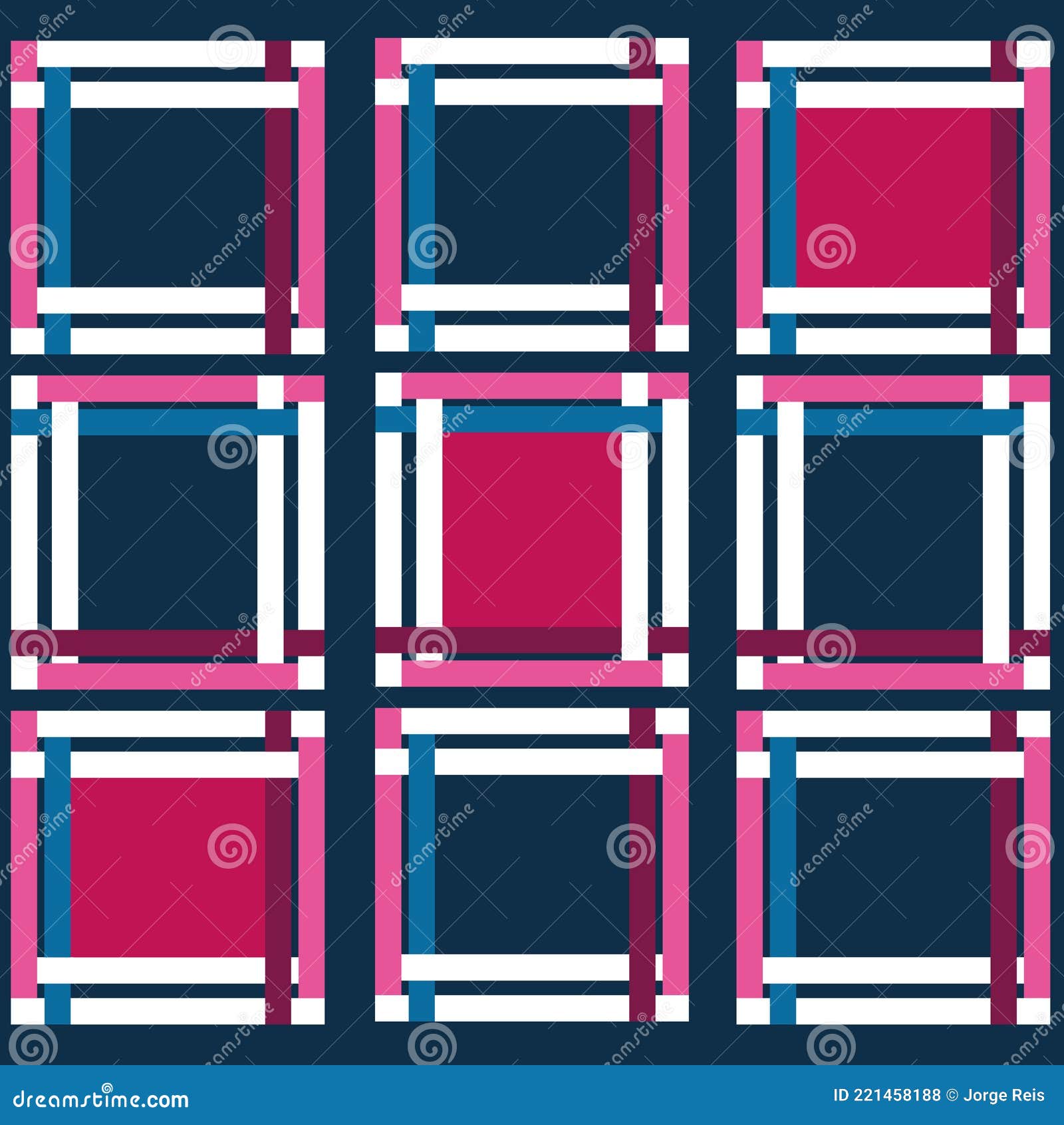 Modern Pink Blue Checker Style Vector Pattern Stock Vector ...