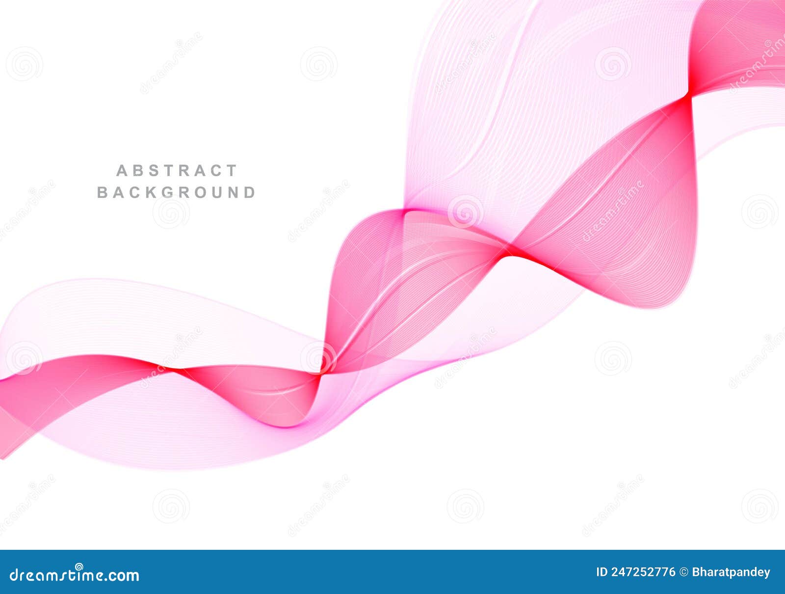 Modern Pink Smoke Flowing Wave Background Stock Illustration ...