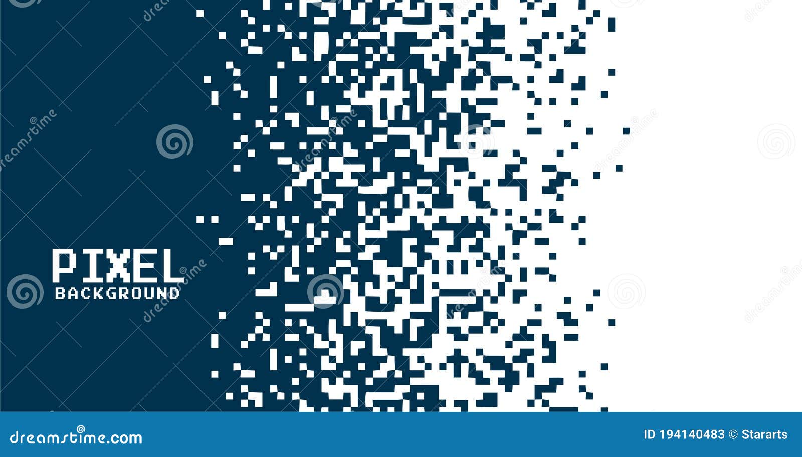 Modern Pixel Background in Gradient Effect Style Stock Vector ...