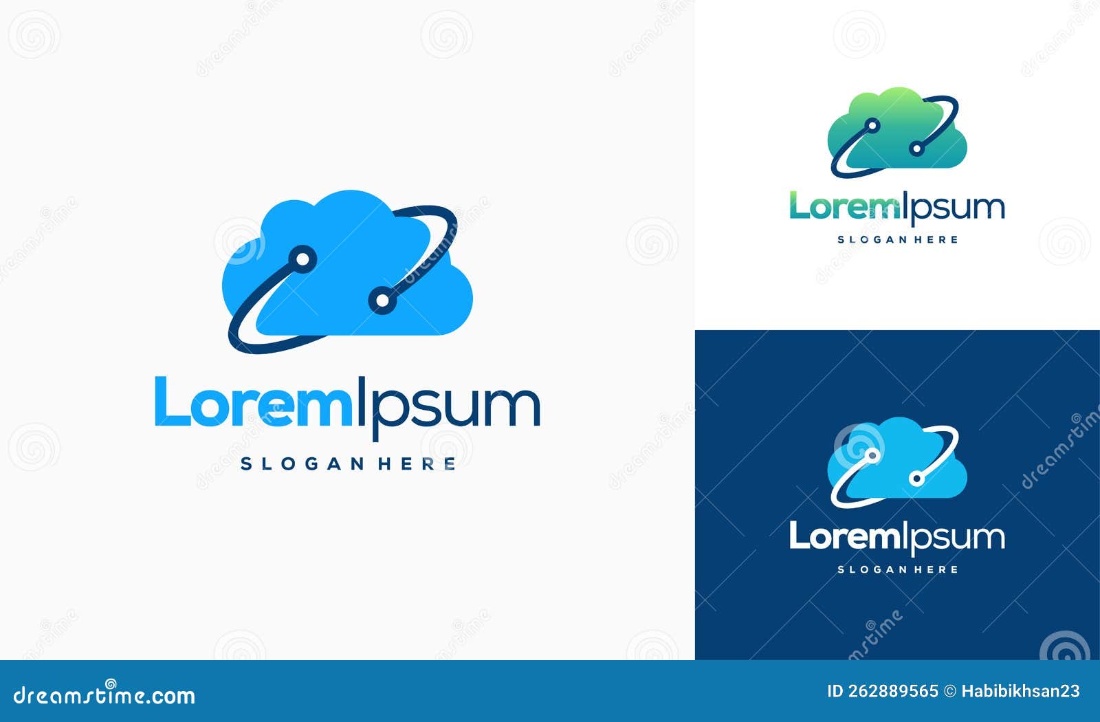 Modern Pixel Cloud Logo Designs Concept Vector, Cloud Tech Logo ...