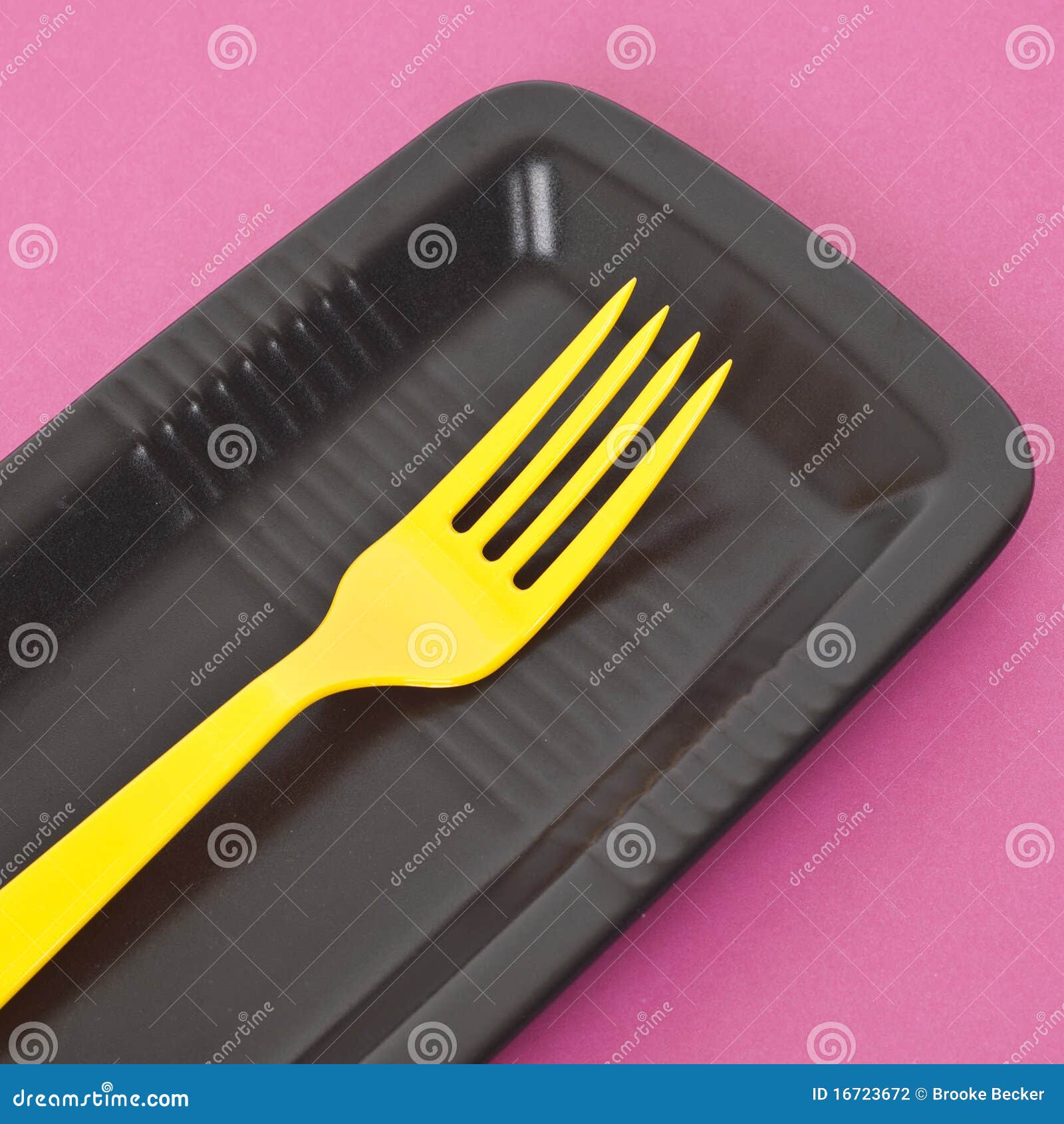 Modern Place Setting on a Vibrant Background Stock Photo - Image of ...