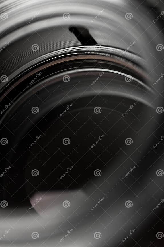 Modern plain camera lens stock image. Image of aperture - 268653633