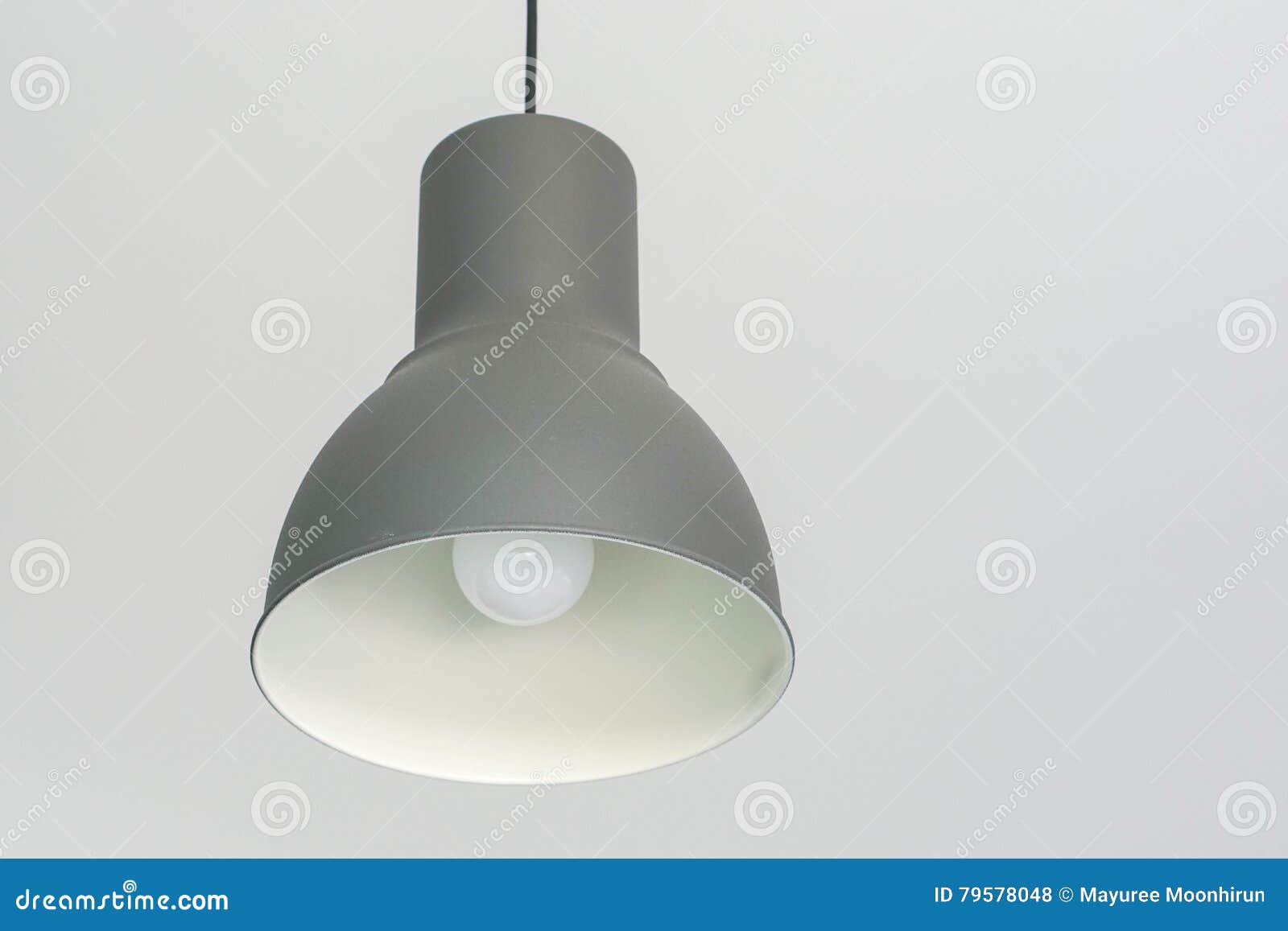 Modern plain ceiling lamp stock photo. Image of lantern - 79578048