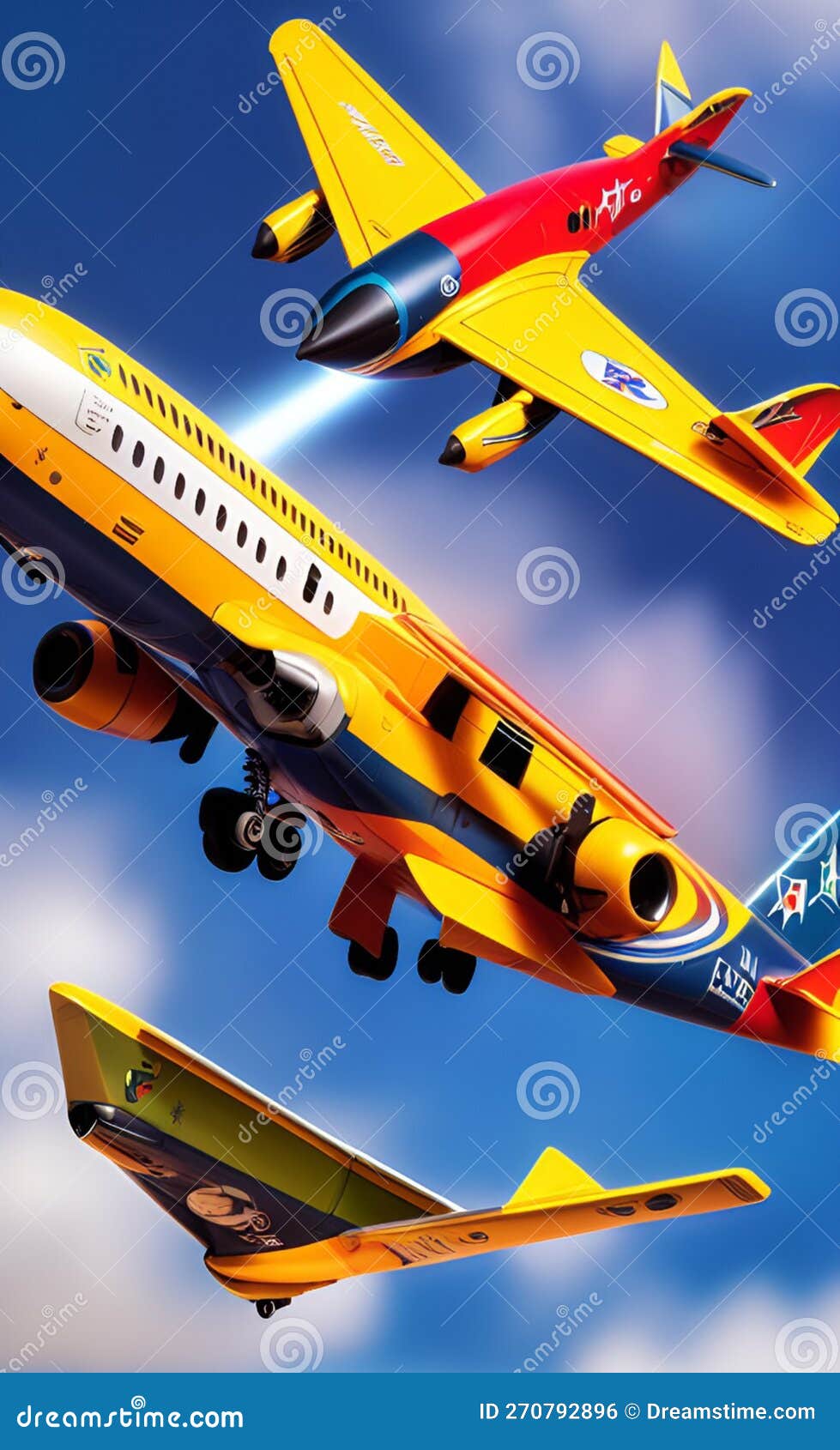 Modern plane artwork stock illustration. Illustration of artwork ...