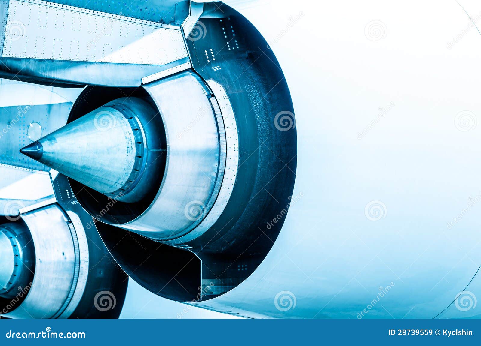 Modern Plane Engine Turbine Blades. Stock Image - Image of turbine ...
