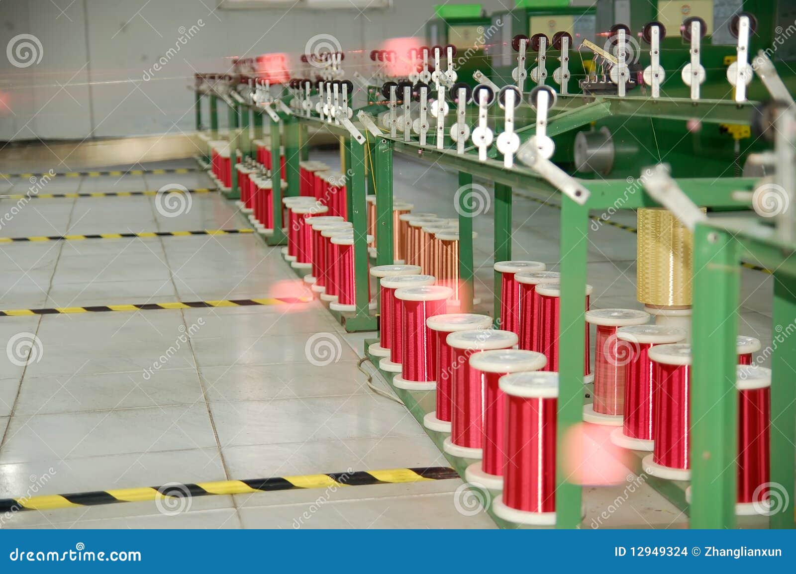 Modern Planned Factory Floor in China Stock Photo - Image of color ...