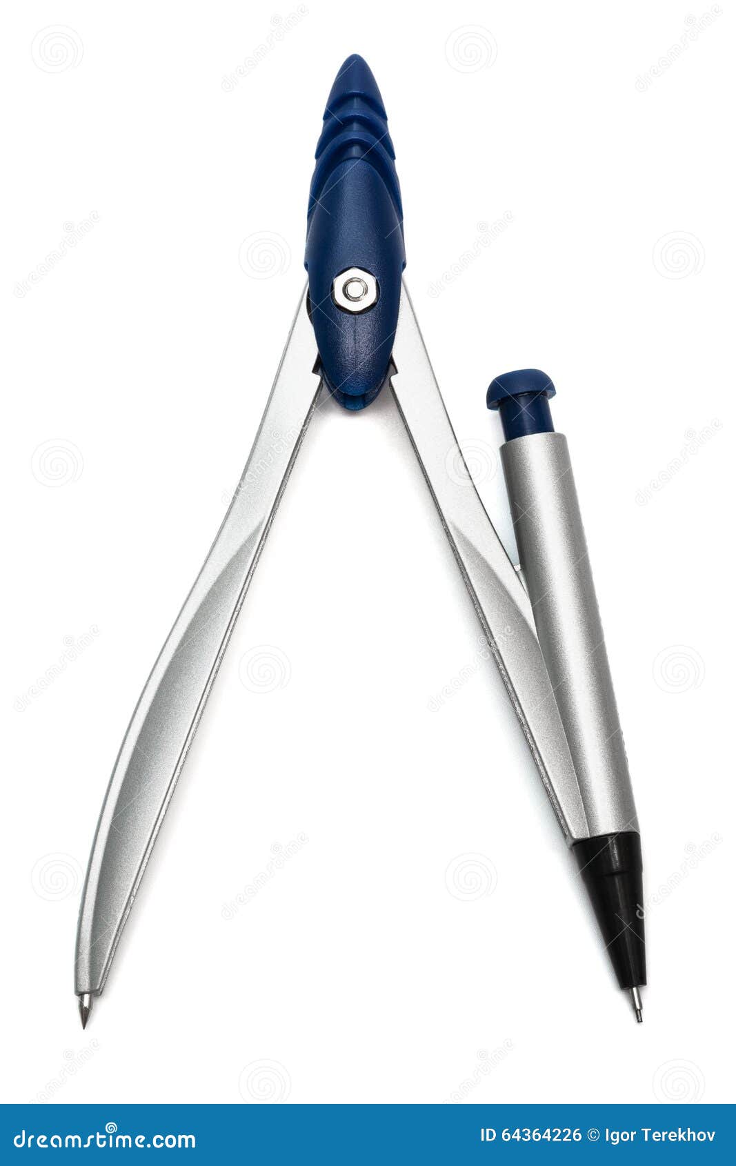 Modern plastic compasses stock photo. Image of drawing - 64364226