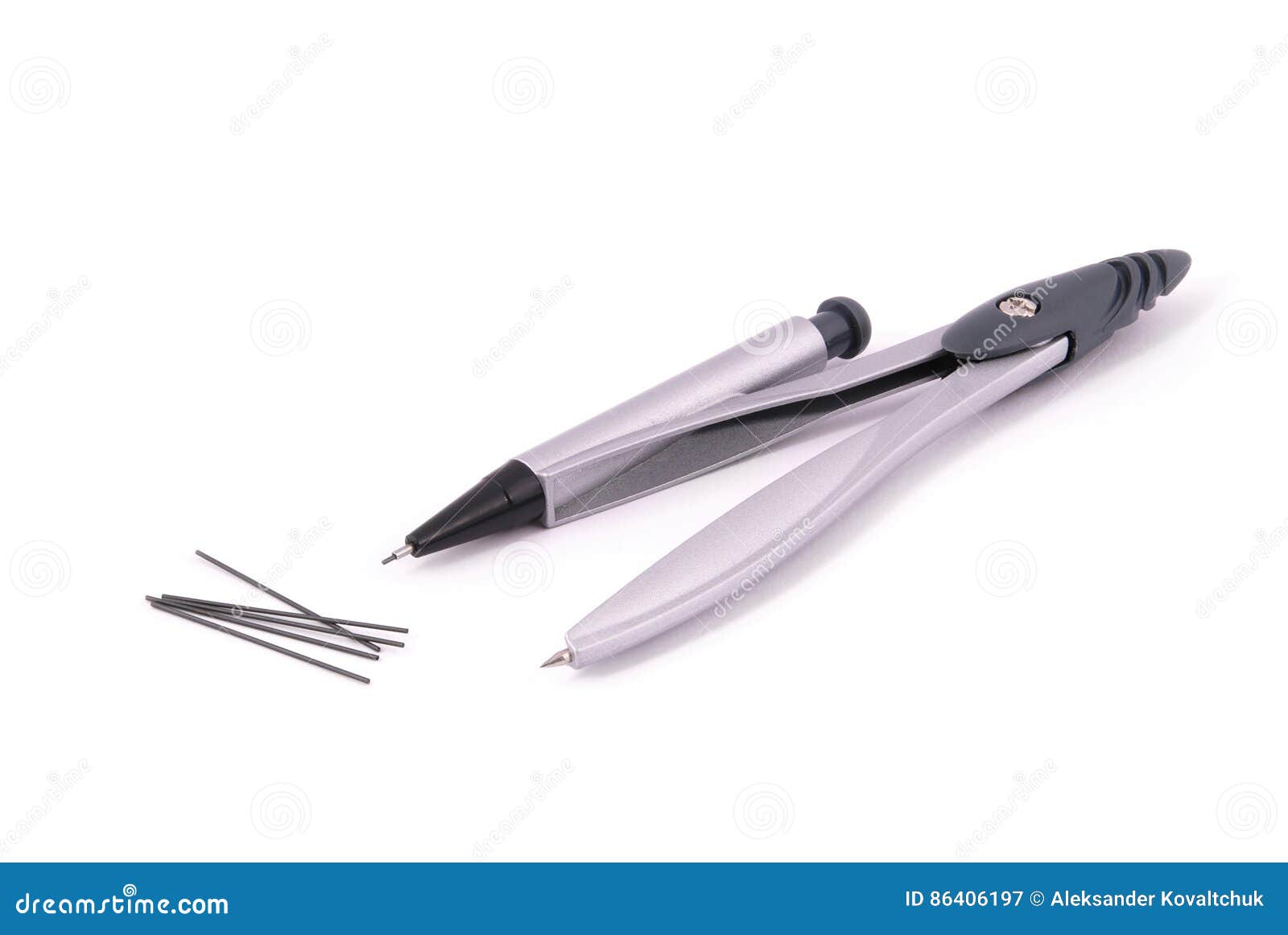 Modern Plastic Drawing Compasses Stock Image - Image of sketch ...