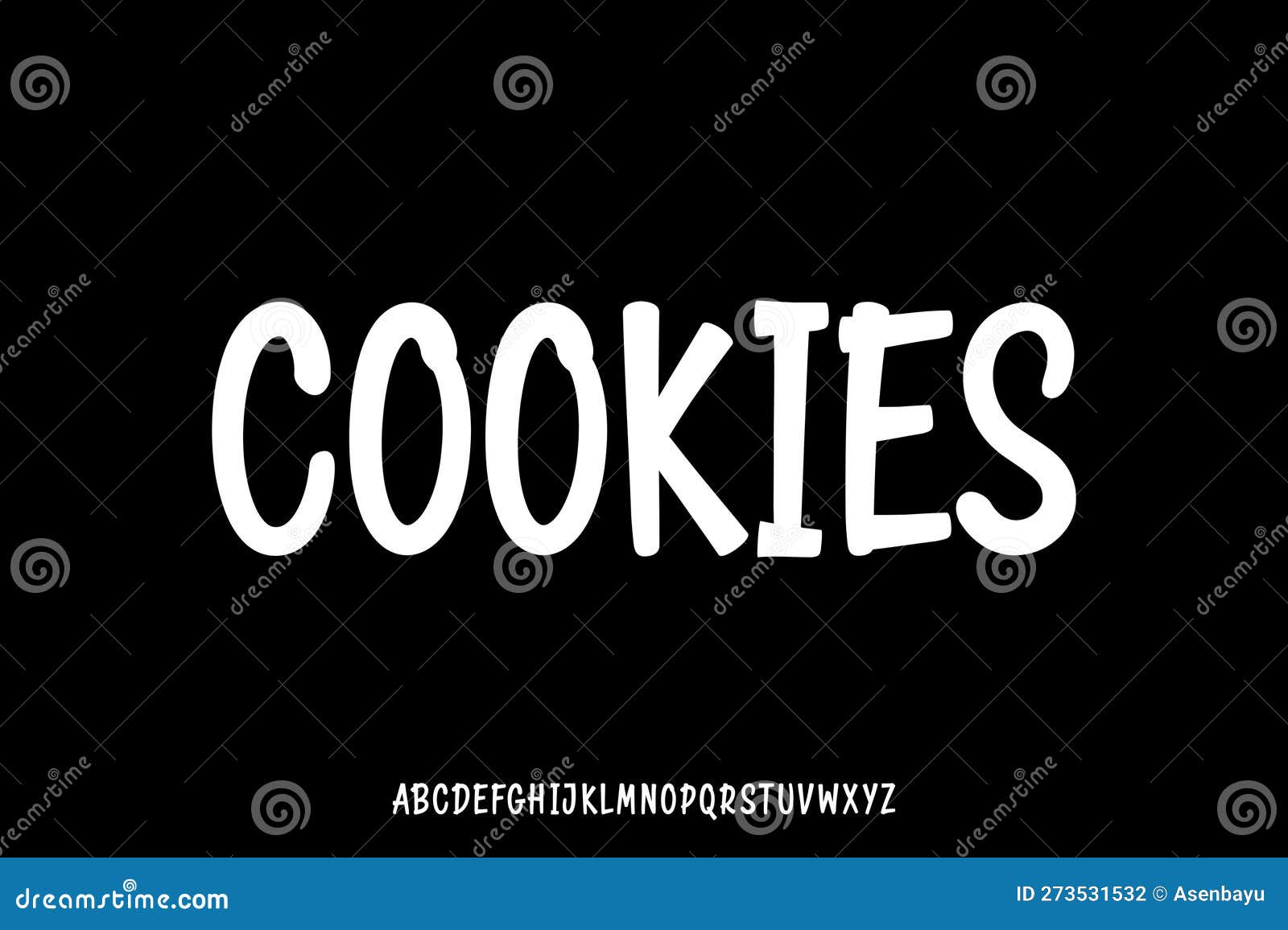 Handwritten Playful Alphabet. Elegant Font For Fashion, Logo Cartoon ...