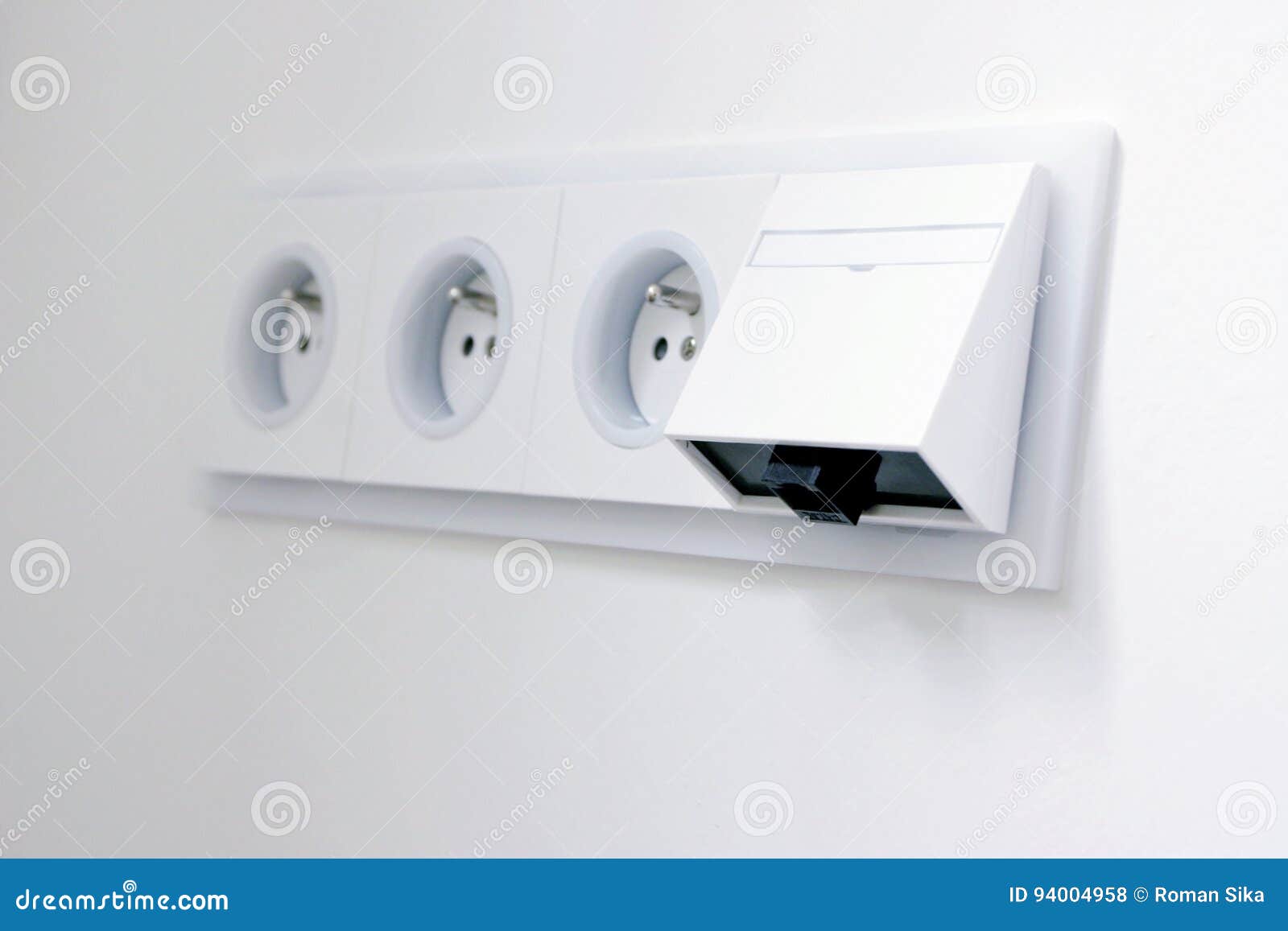 Modern plug stock photo. Image of finger, turn, electric - 94004958