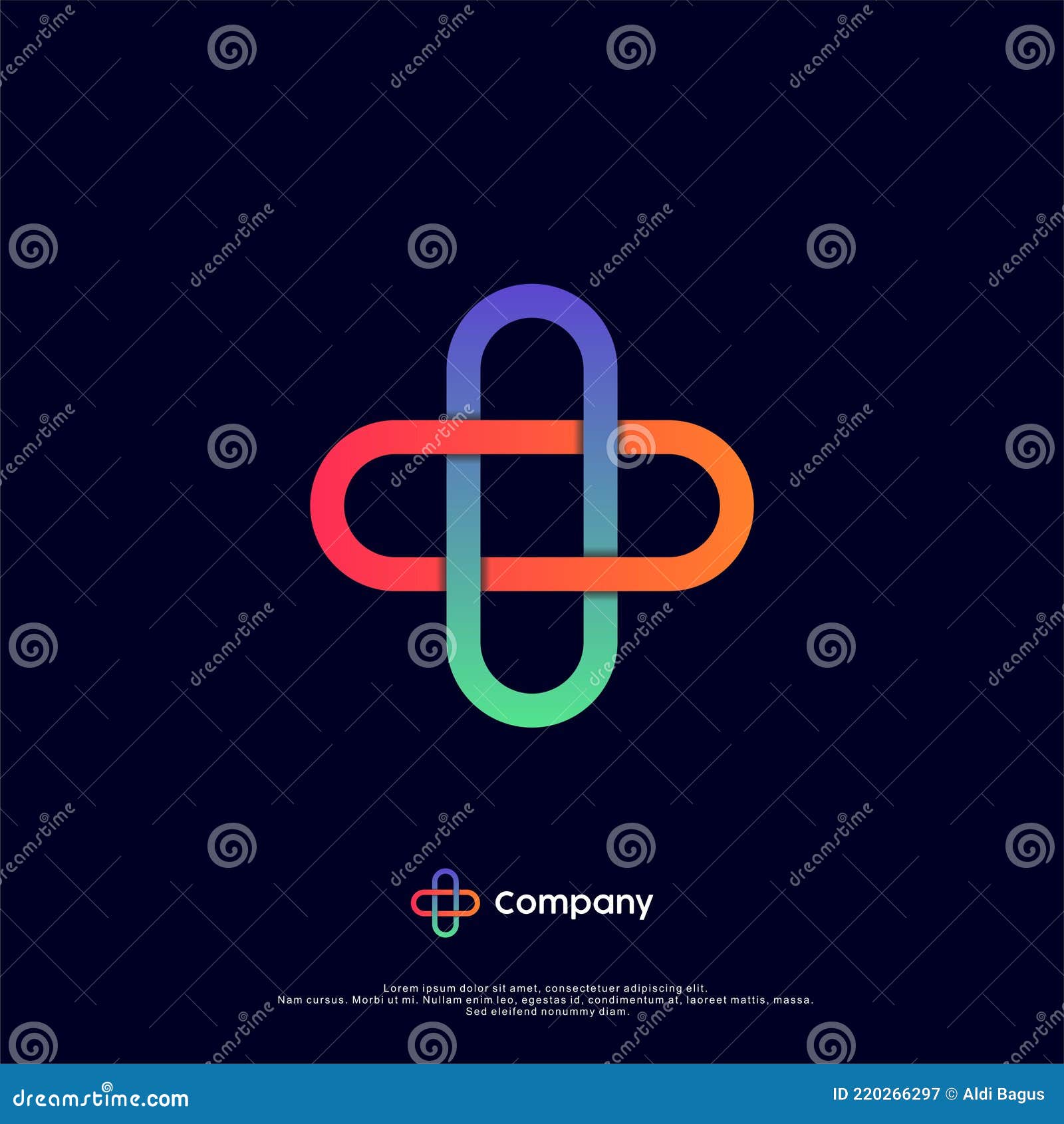 Modern Plus Logo Design for Your Business Stock Vector - Illustration ...