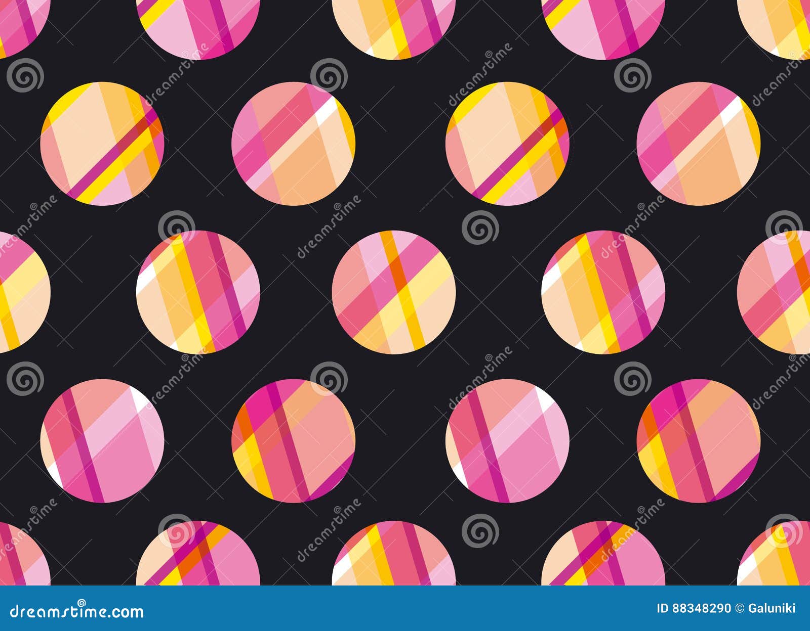 Modern Polka Dot Seamless Pattern, Concept Stock Vector - Illustration ...
