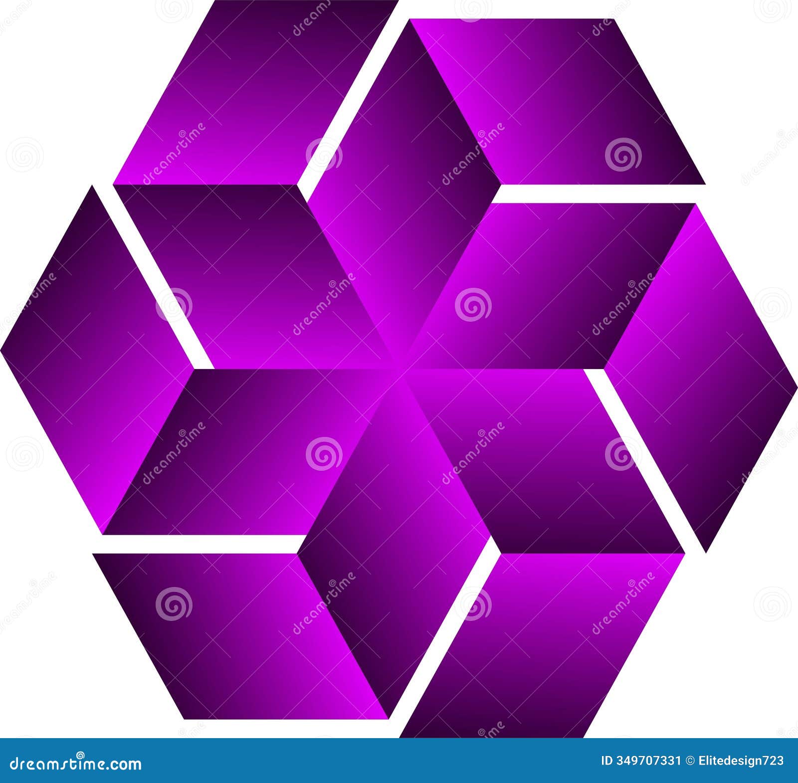 Octagon Logo Design Vector in Adobe Illustrator Stock Illustration ...