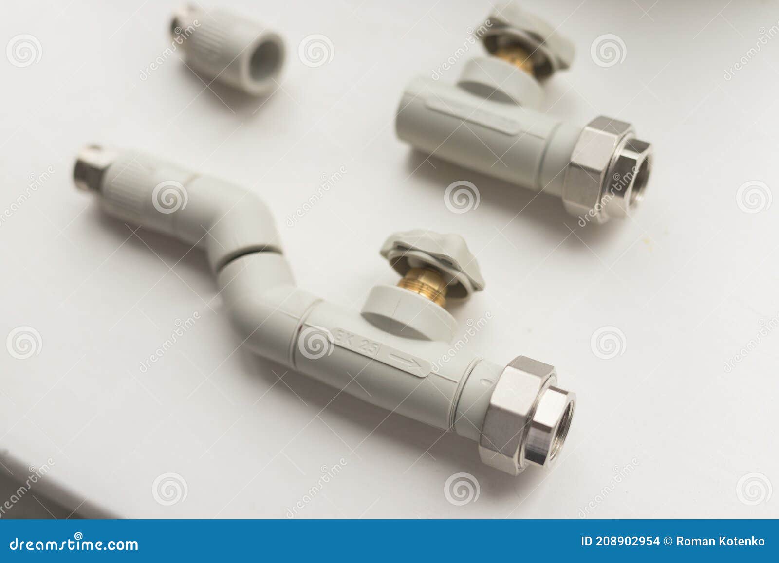 Modern Polypropylene Water Tap Witn and Separately Polypropylene Pipe ...