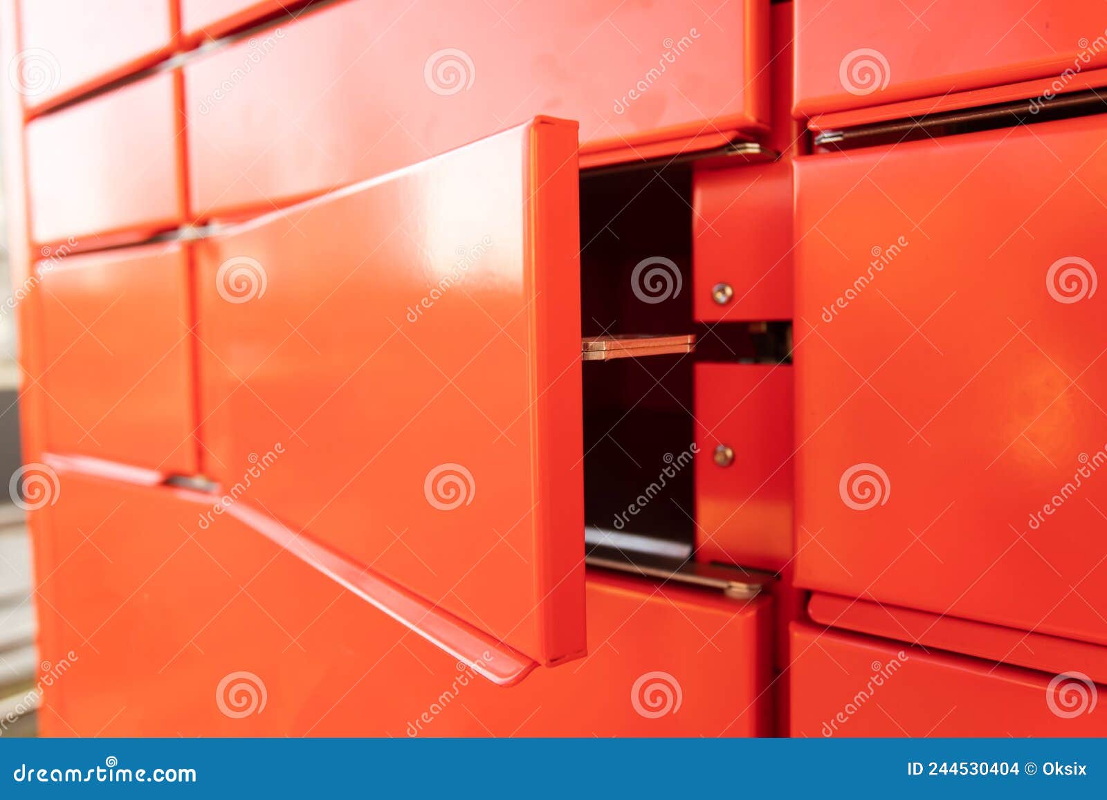 Modern Postal Automatic Mail Terminal with Self Service Stock Photo ...