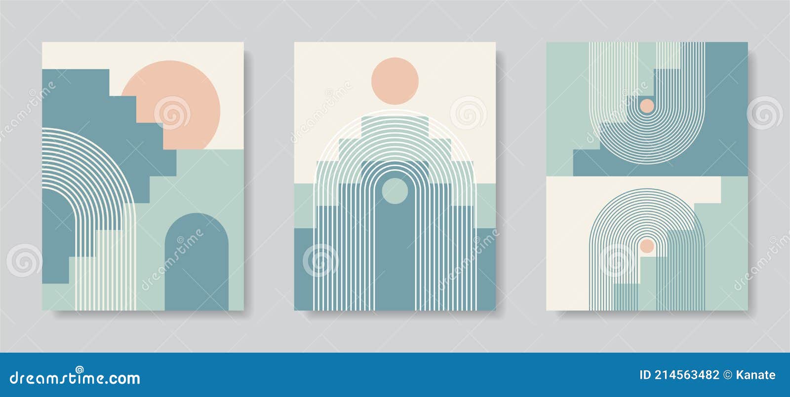 Modern Poster Art. Abstract Wall Art Stock Vector - Illustration of ...