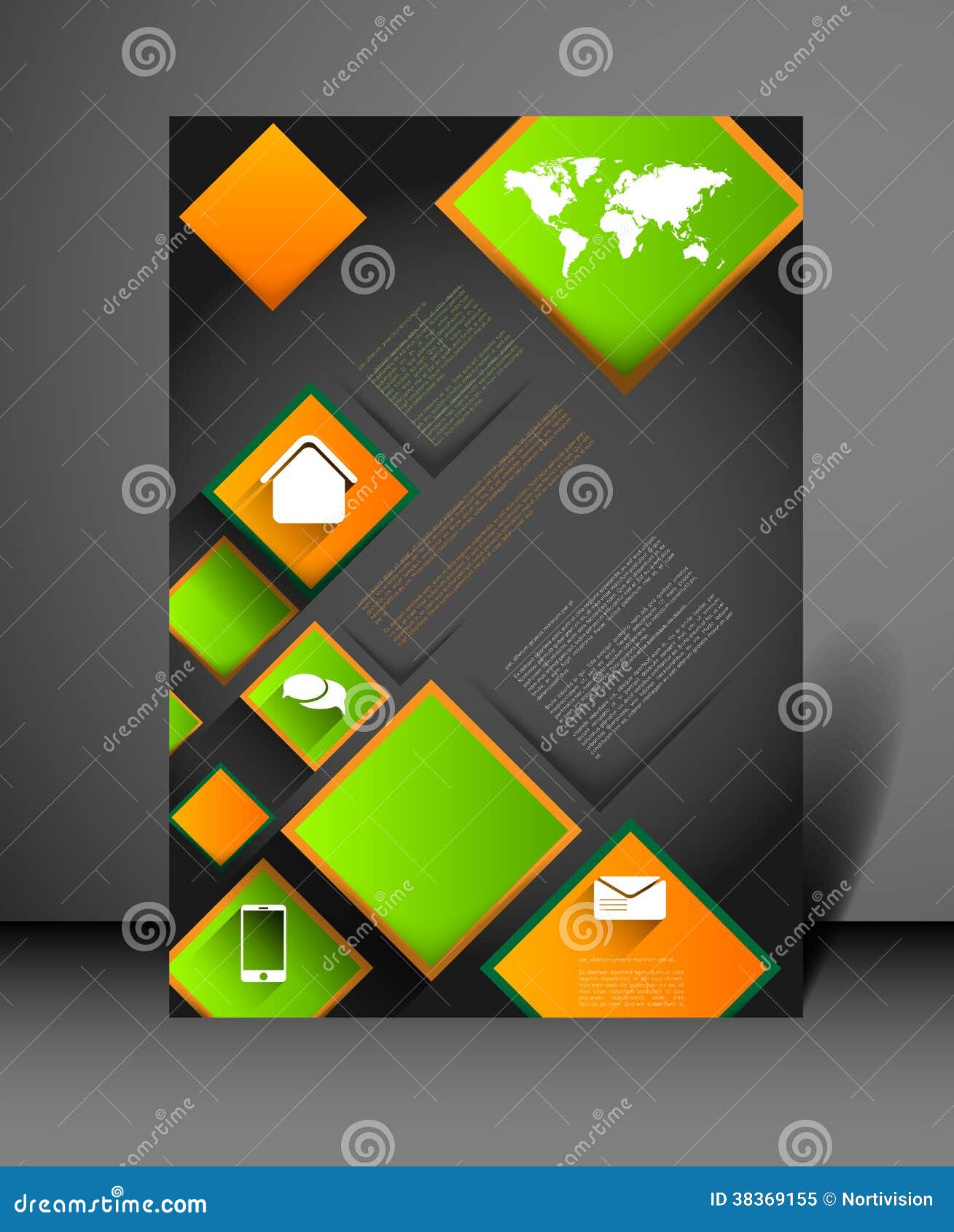 Modern Poster Design Template Stock Vector - Illustration of cover ...