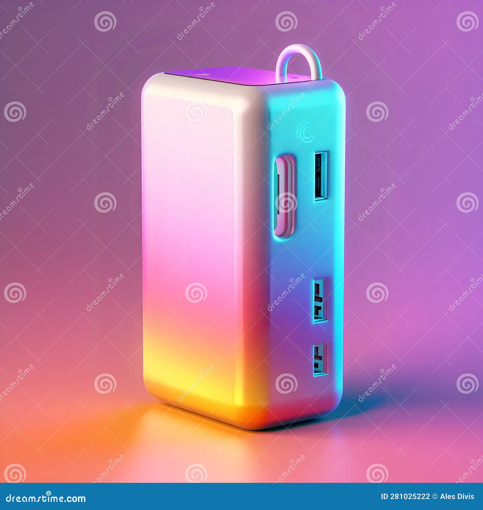 Modern Power-bank. Generative AI Stock Illustration - Illustration of ...