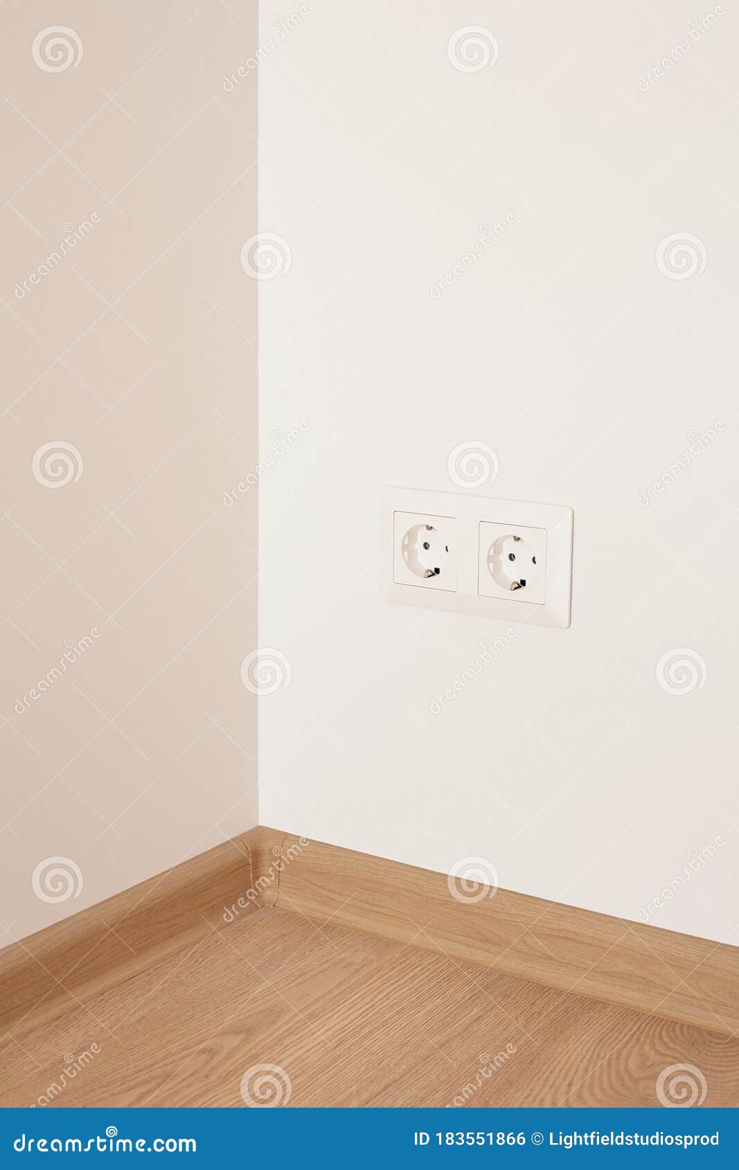 Modern Power Sockets on Wall in Stock Photo - Image of energy, voltage ...