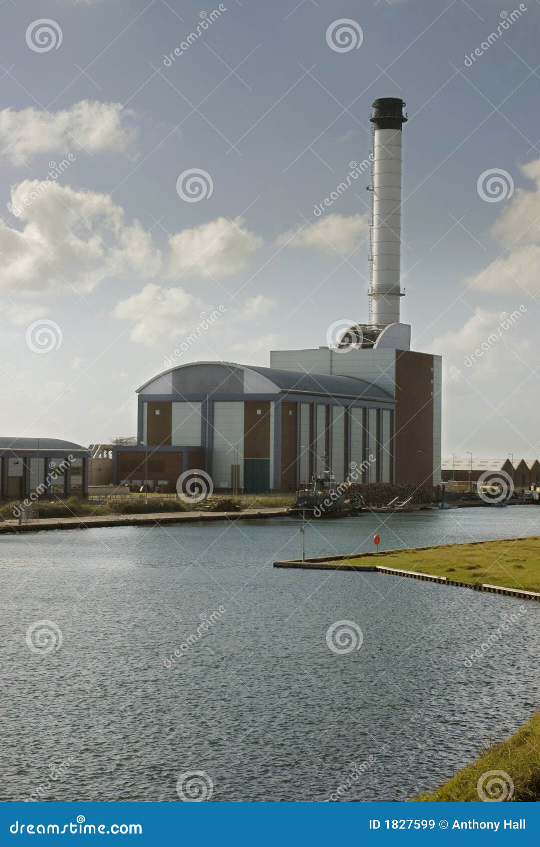 Modern Power Station stock image. Image of electrical - 1827599