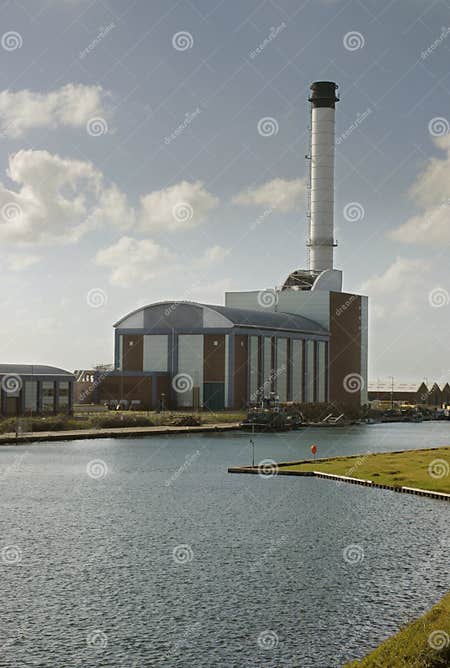 Modern Power Station stock image. Image of electrical - 1827599