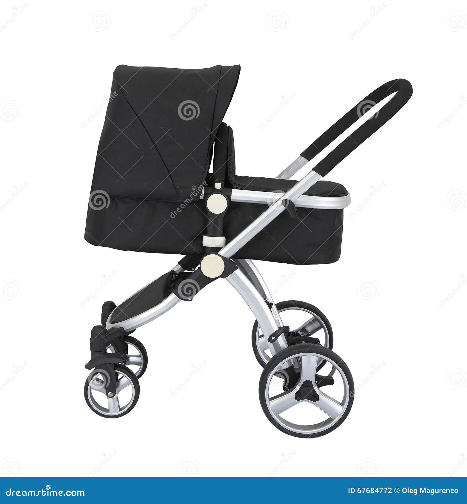 Modern pram stock photo. Image of little, isolated, colorful - 67684772