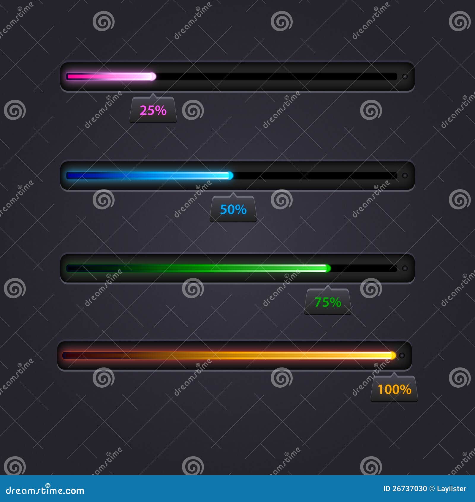 Modern Preloaders and Progress Loading Bars Stock Vector - Illustration ... Modern Preloaders and Progress Loading Bars Stock Vector - Illustration ...